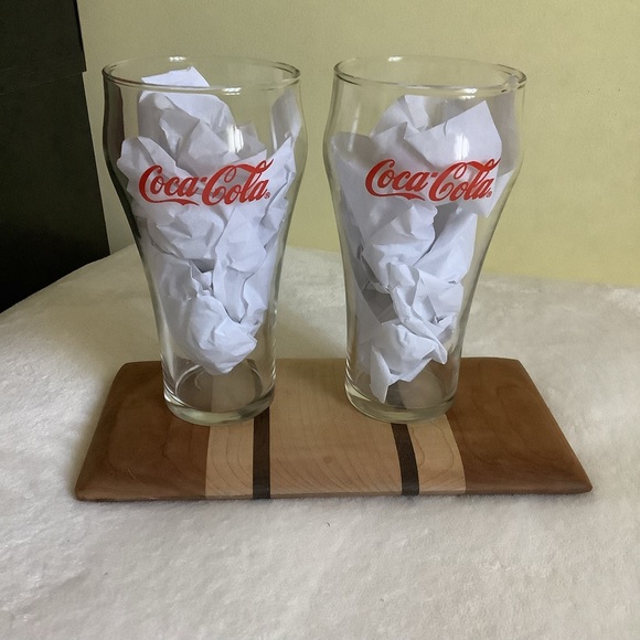 Coca Cola | Dining | Coca Cola Drinking Glass Set | Poshmark